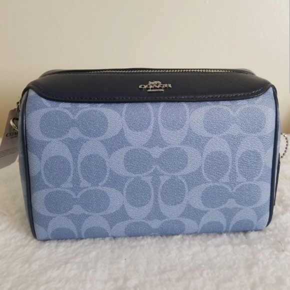 Coach | Bags | Coach Crossbody In Signature Canvas Denim | Poshmark